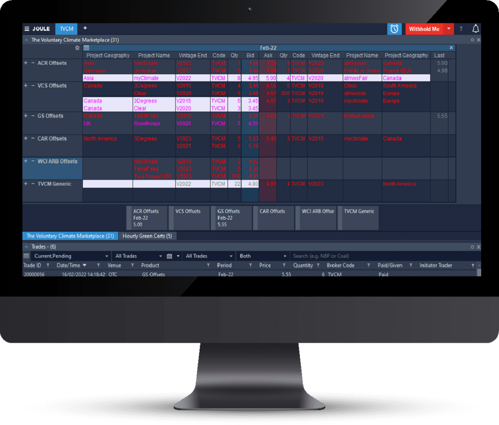 TVCM - A New Voluntary Carbon Platform